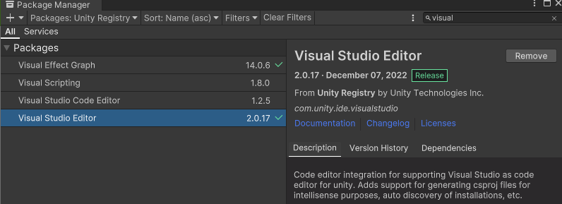 External Script Editor にVisualStudioが出てこないときの対処法 #Unity - Qiita