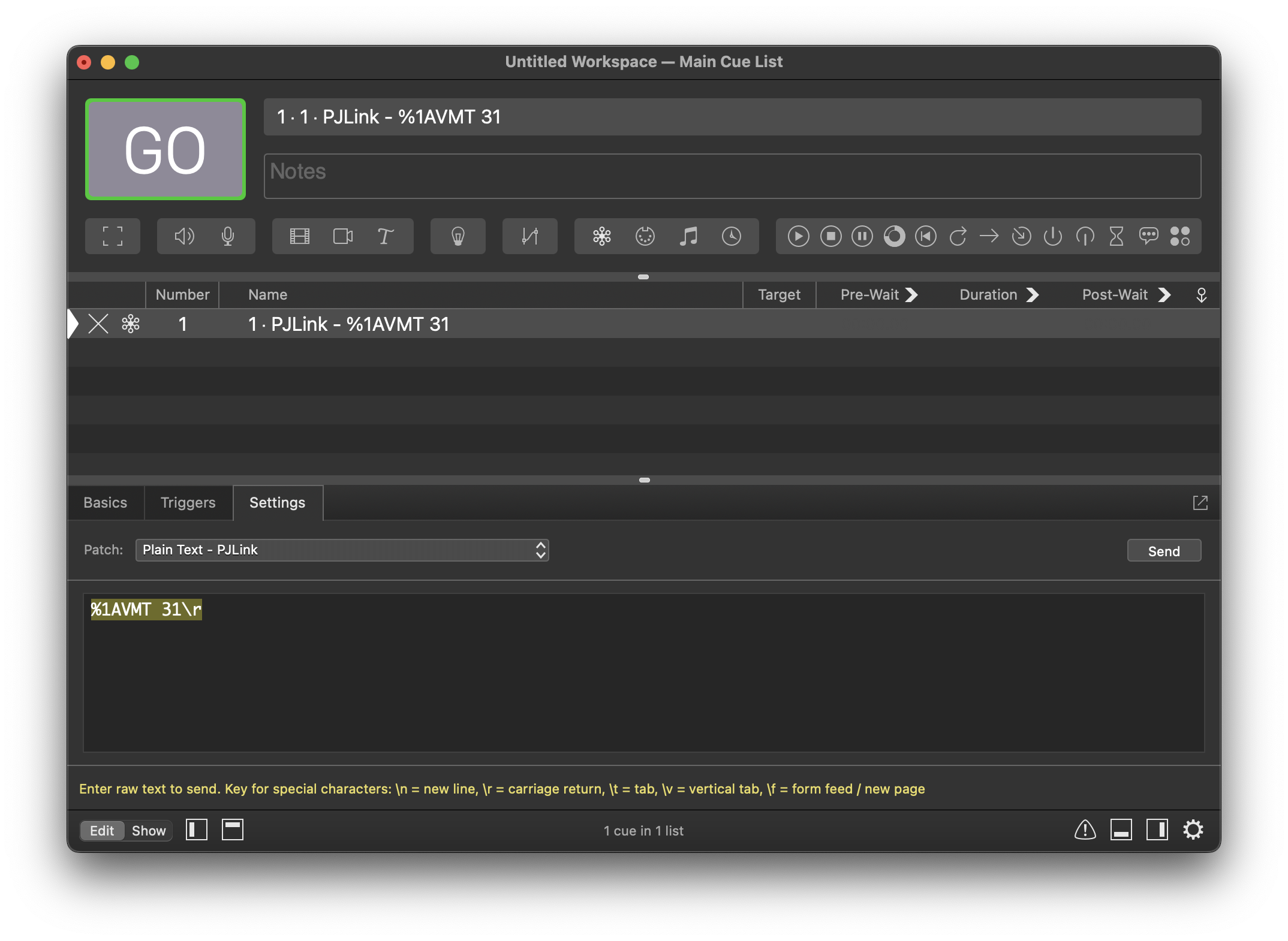 QLabでPJLinkプロジェクターとIDKスイッチャーを制御する〜QLab5編 #映像 - Qiita