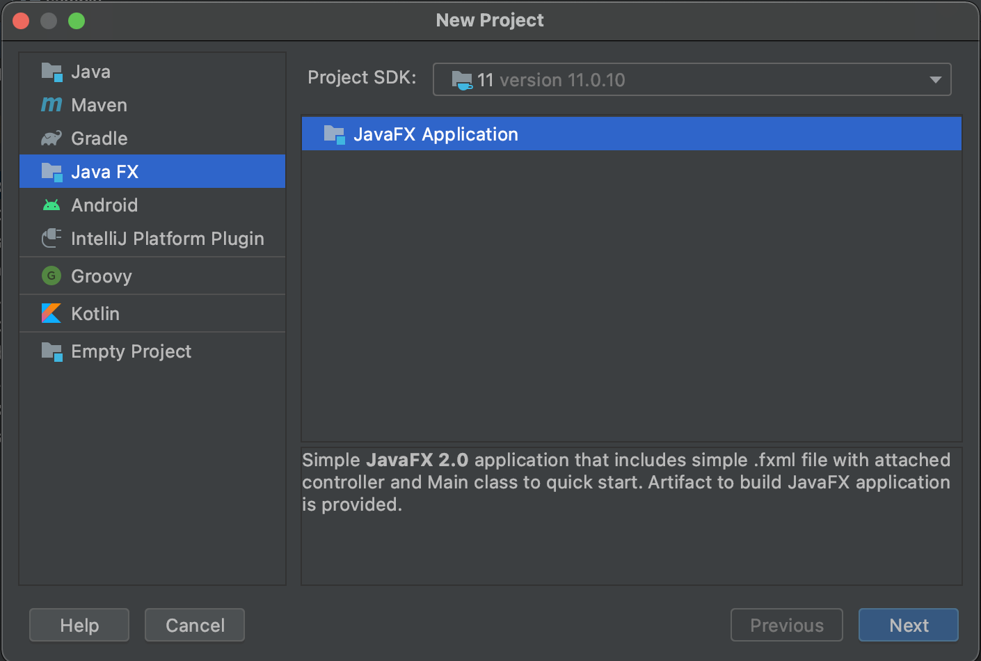 Java11でJavaFXを動かす #IntelliJ - Qiita