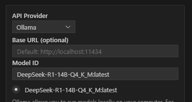 流行りのDeep Seek R1, ローカルGPUで動かしcline連携してみた #生成AI - Qiita