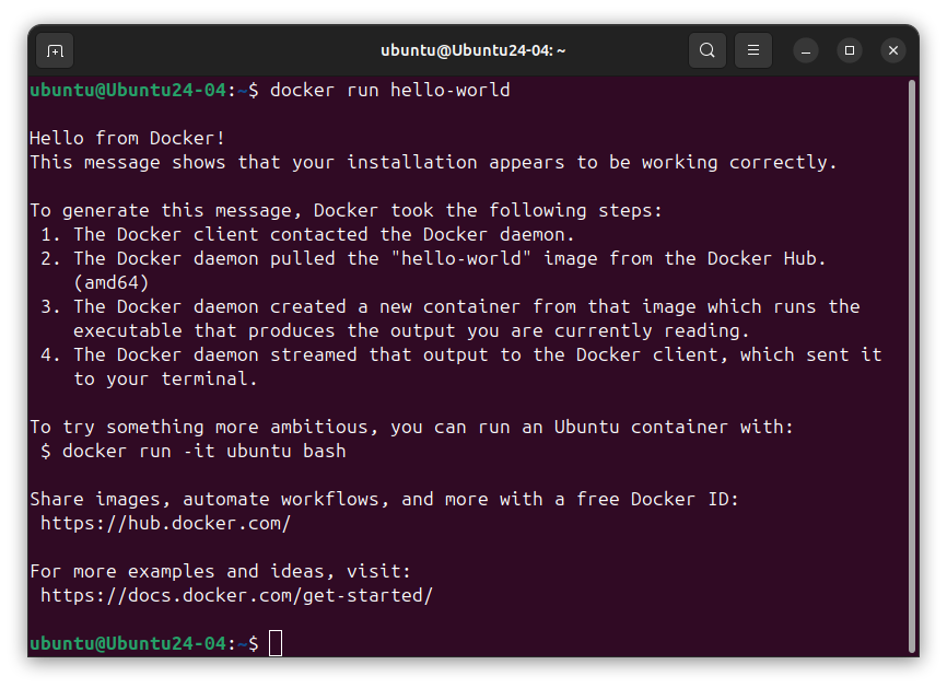 Ubuntu24.04でDockerを使用できるようにする #Linux - Qiita