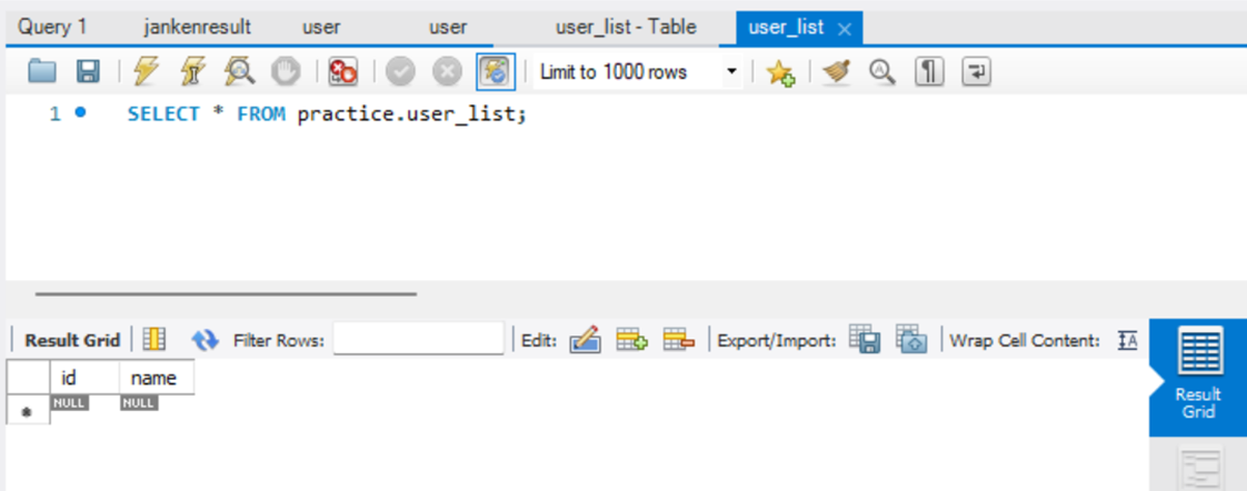 Mysqlでテーブルを作成する Mysqlworkbench Qiita 