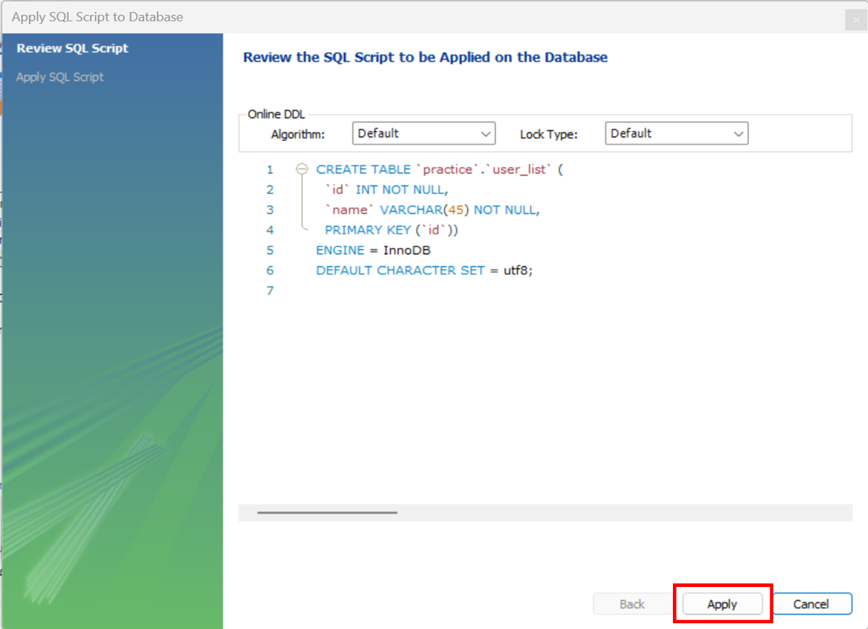 Mysqlでテーブルを作成する Mysqlworkbench Qiita