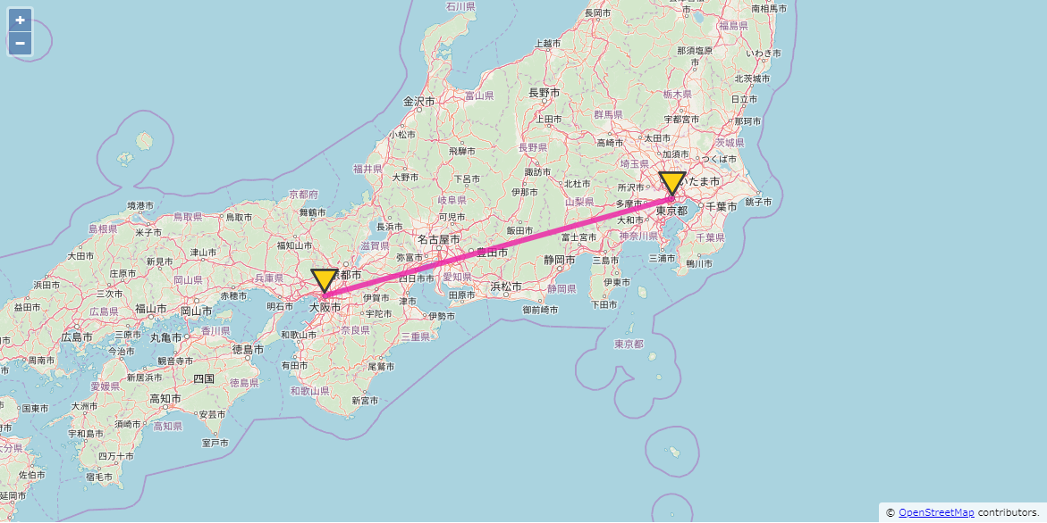 OpenLayersで緯度経度の線を地図に描画する #JavaScript - Qiita