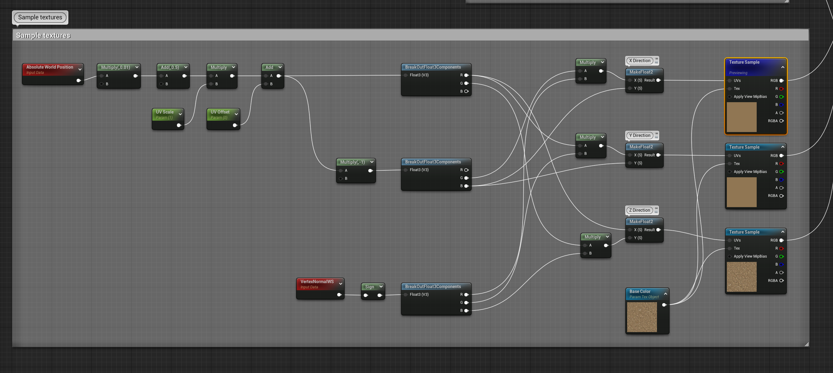 Unreal EngineでTriplanar Mapping #UnrealEngine - Qiita