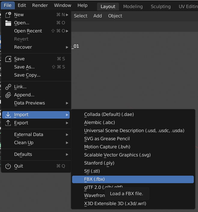 [Unity]3Dアセットからfbxファイルを取り出してBlenderで開く #Unity - Qiita