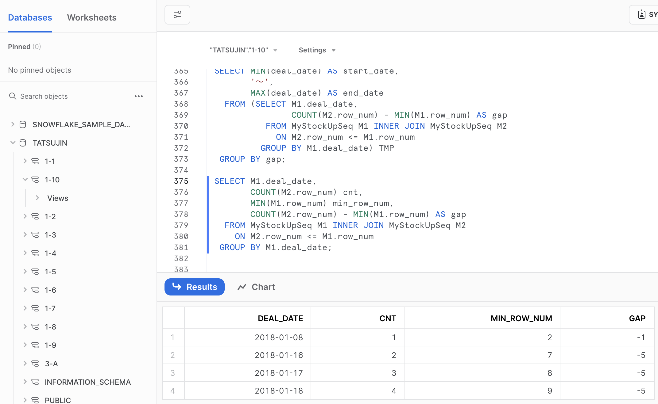 達人に学ぶSQL徹底指南書のSQLをSnowflakeで実行する為にdbtを使って構築してみた #SQL - Qiita