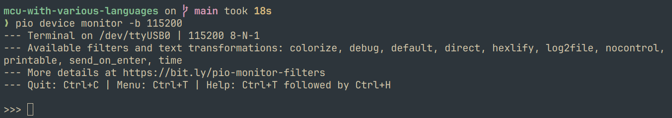 いろいろな言語でマイコンを動かしてみる C C Platformio Tinygo Micropython