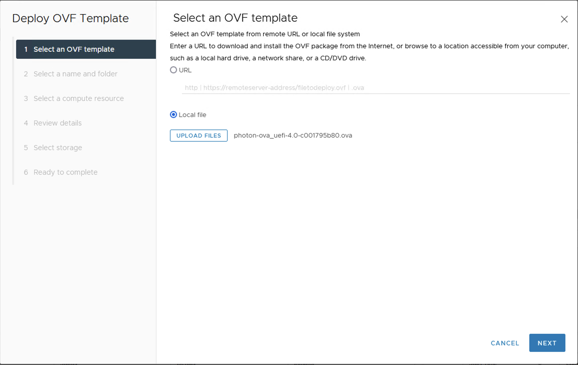ESXi上に最新のVMware photon OSを手軽に構成する方法 #ibmcloud - Qiita