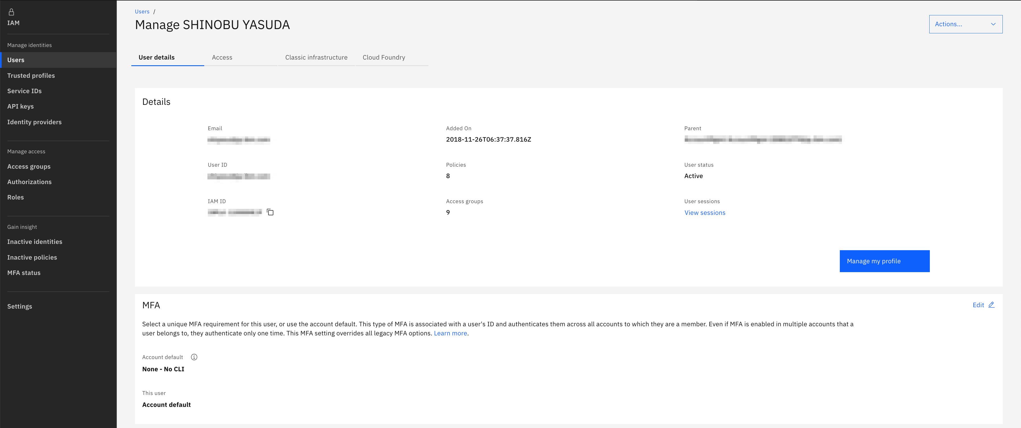 IBM cloud: MFAのセットアップ方法とCLIへの影響 #ibmcloud - Qiita