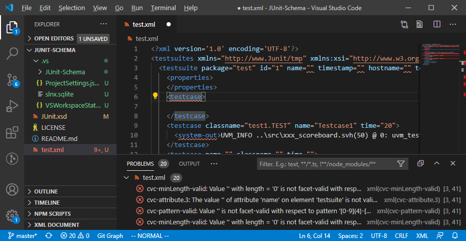 VS CodeでXMLのスキーマ検証 #VSCode - Qiita