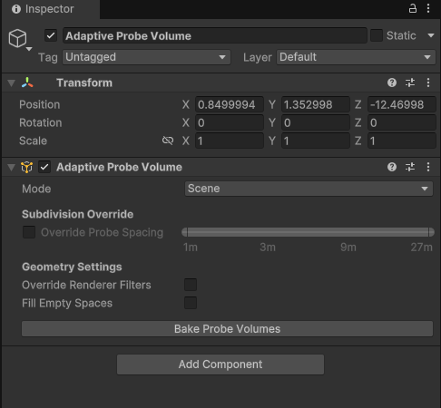 Unity6でAdaptive Probe Volumesを使ってみる #Unity - Qiita