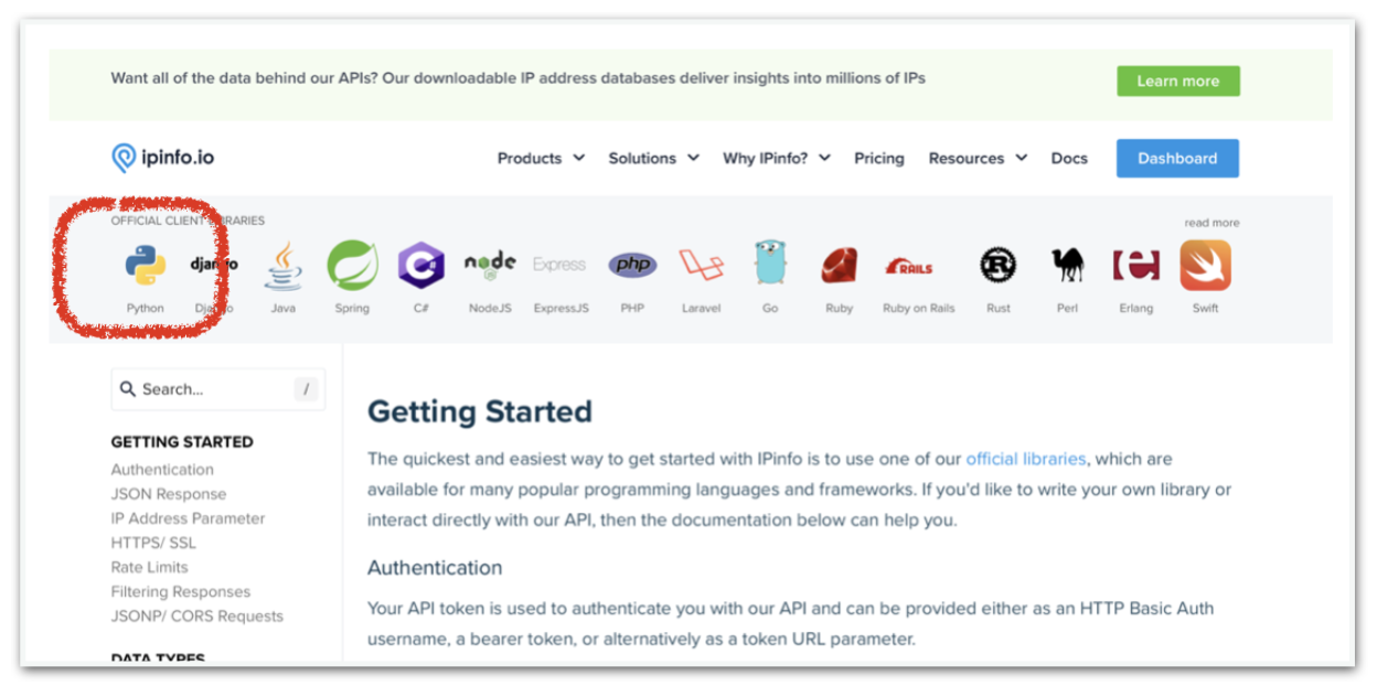「ipinfoのAPIアクセストークン」を取得する方法 #Python3 - Qiita