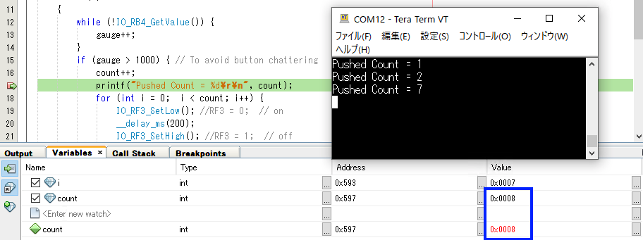 PICマイコンでデバッグ初歩 #debug - Qiita