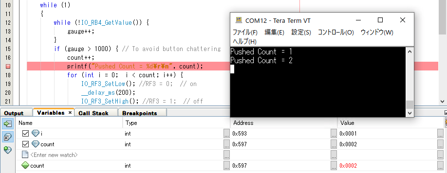 PICマイコンでデバッグ初歩 #debug - Qiita