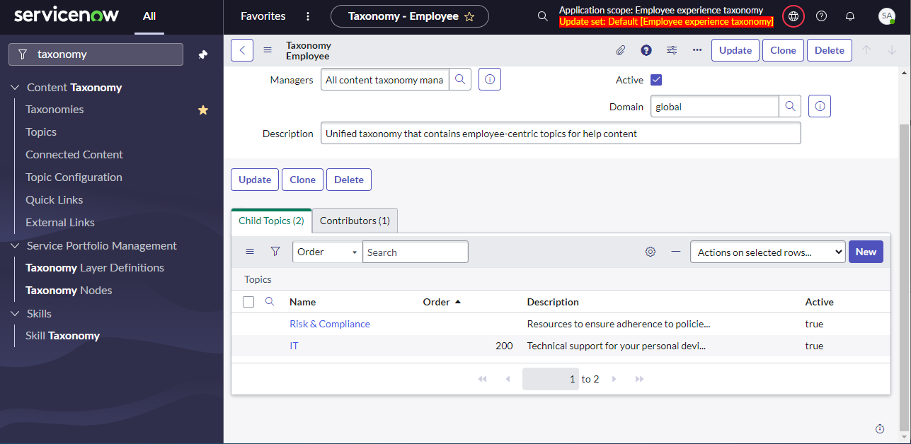 [Servicenow][Employee Center] topicsの作成 #ServiceNow - Qiita