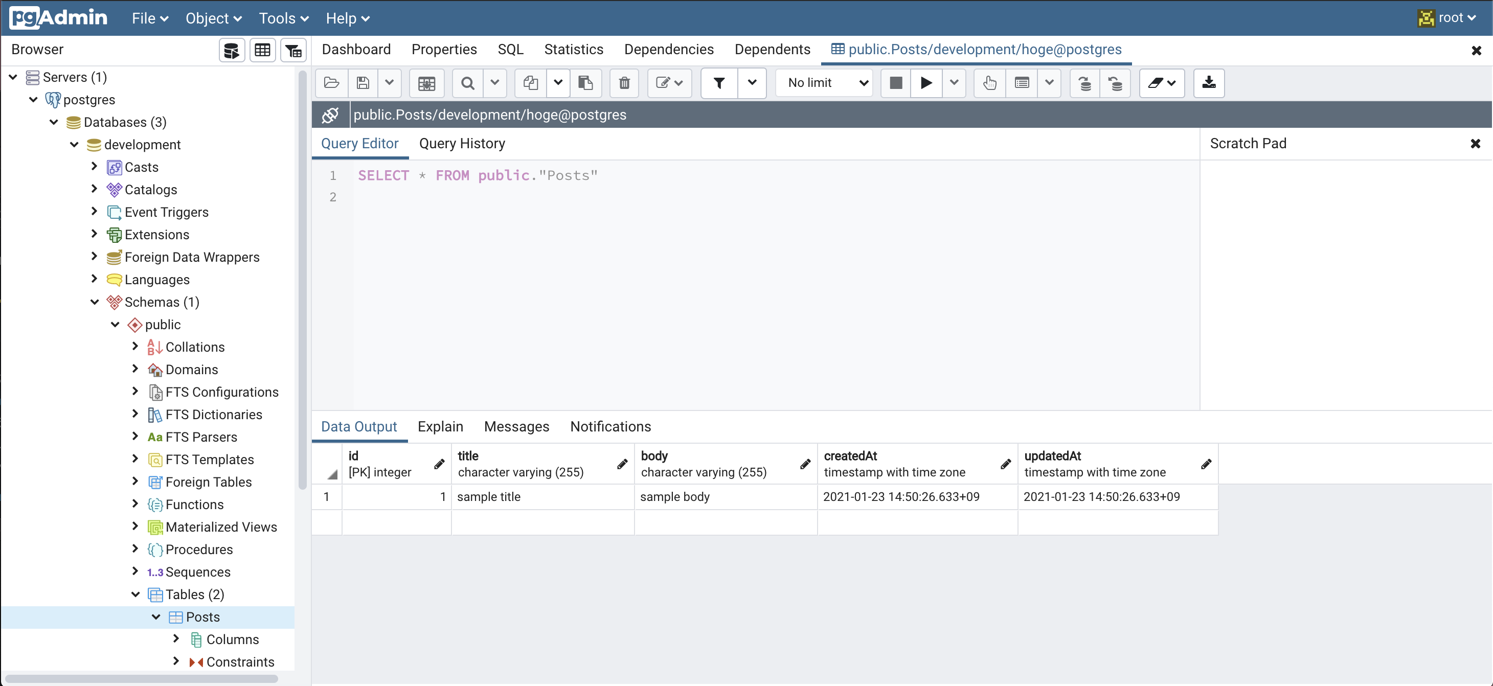 Docker X Express X Postgresql X Sequelize 環境構築メモ Nodejs Qiita 