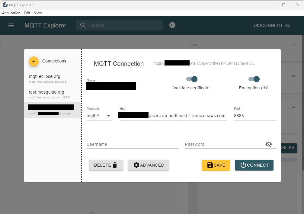 【AWS IoT Tips】 MQTT ExplorerとMQTTテストクライアントを使ったMQTT疎通確認手順 #mqtt - Qiita