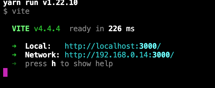 テンプレートから作成したviteプロジェクトの開発サーバーをlocalhost:3000に変える #JavaScript - Qiita
