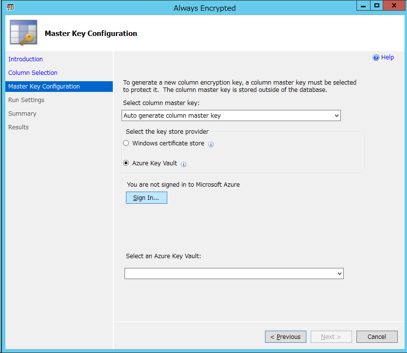 Azure SQL DatabaseでAlways Encryptedを使って暗号化してみた #SQLDatabase - Qiita