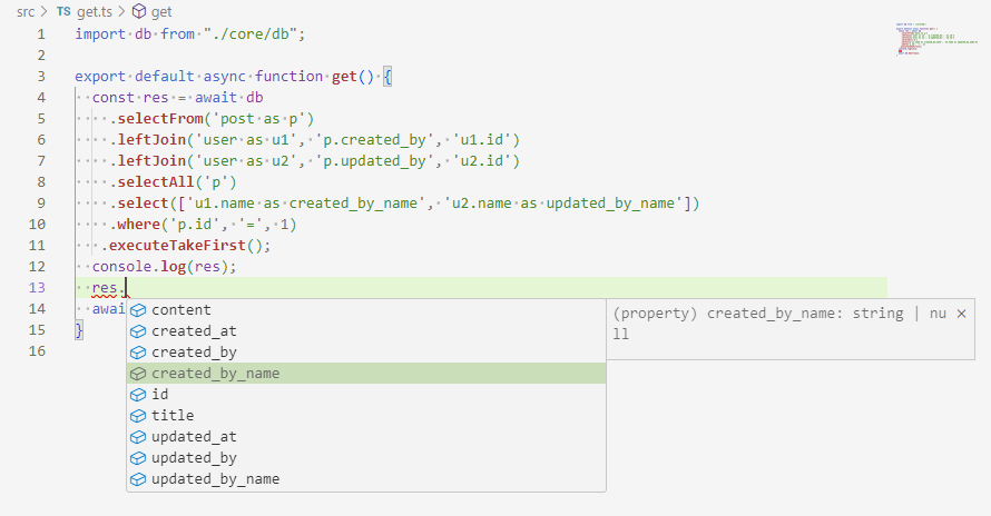Typescriptのsqlクエリビルダーのkyselyが快適 Nodejs Qiita 