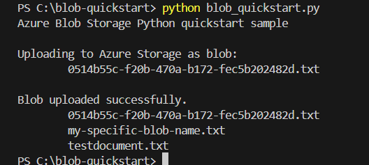 Azure Blob StorageへPythonを使ってファイルアップロードする #BlobStorage - Qiita