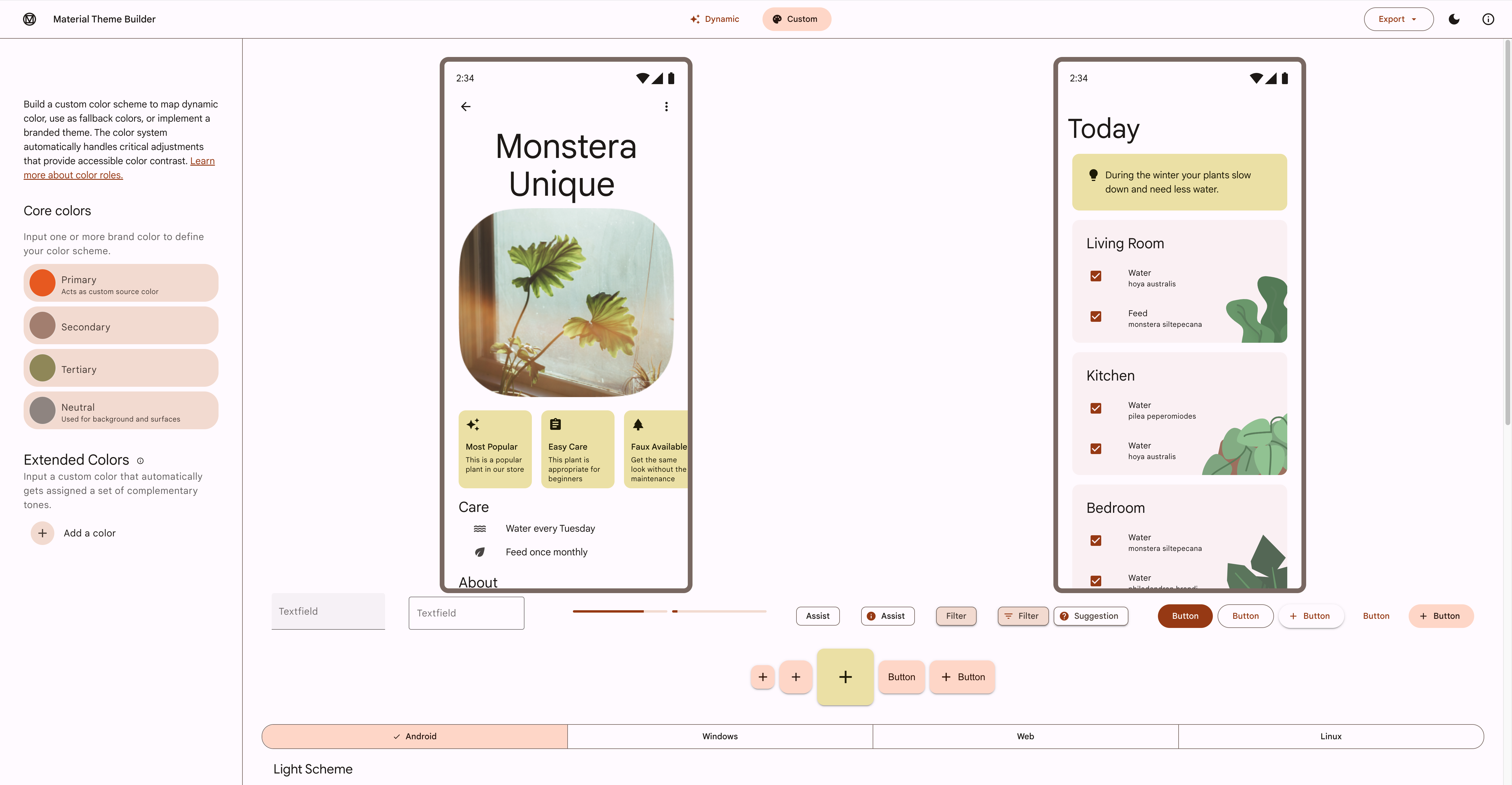 Material Theme BuilderでM3のいい感じの色を選ぶ #Android - Qiita