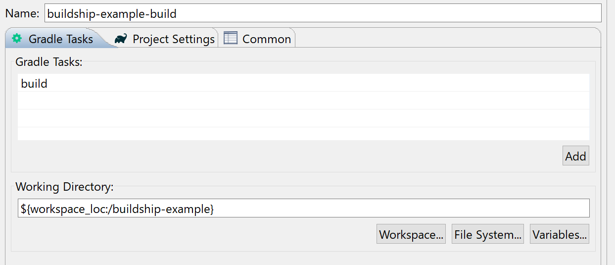 Eclipse Buildship プラグインでGradleの実行時オプションを指定する方法 #gradle - Qiita