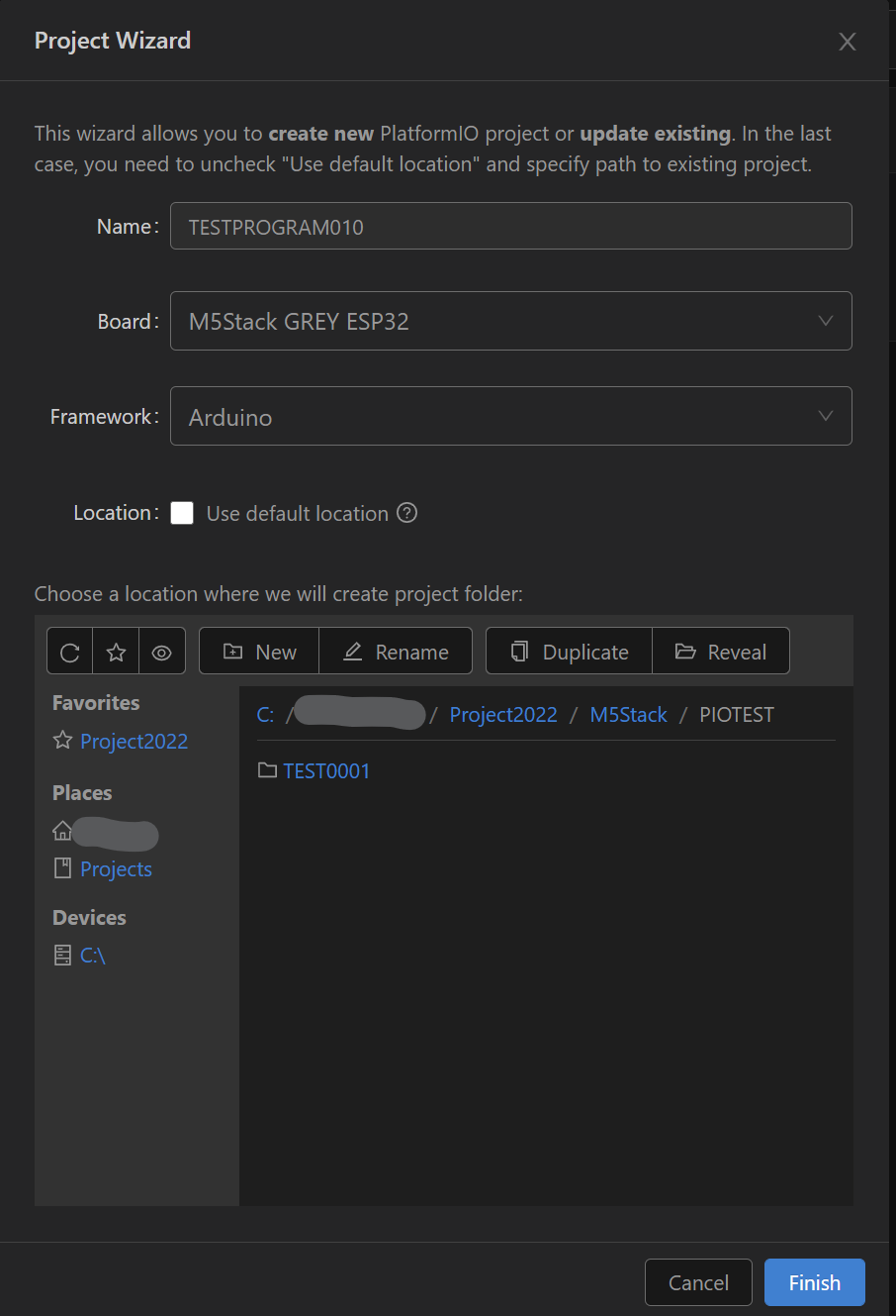VSCode でM5シリーズ開発時のメモ PlatformIO 編 #M5stack - Qiita