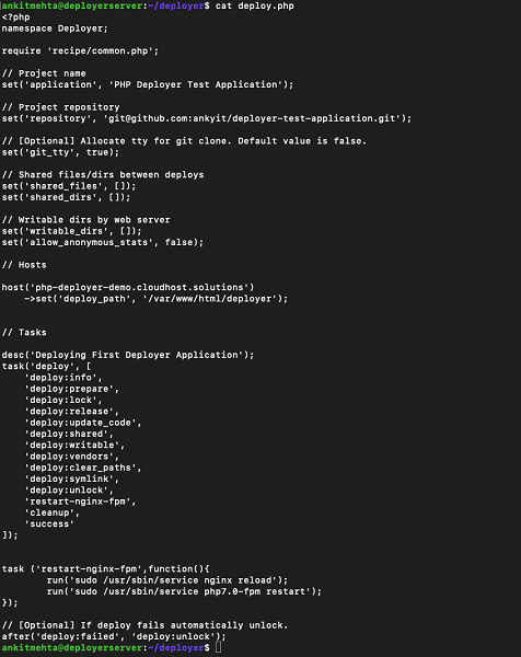 Deployer で PHP アプリケーションの自動デプロイメントを作成する #devops - Qiita
