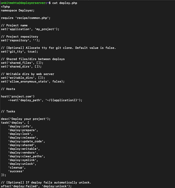 Deployer で PHP アプリケーションの自動デプロイメントを作成する #devops - Qiita