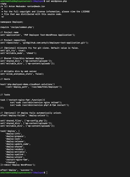 Deployer で PHP アプリケーションの自動デプロイメントを作成する #devops - Qiita