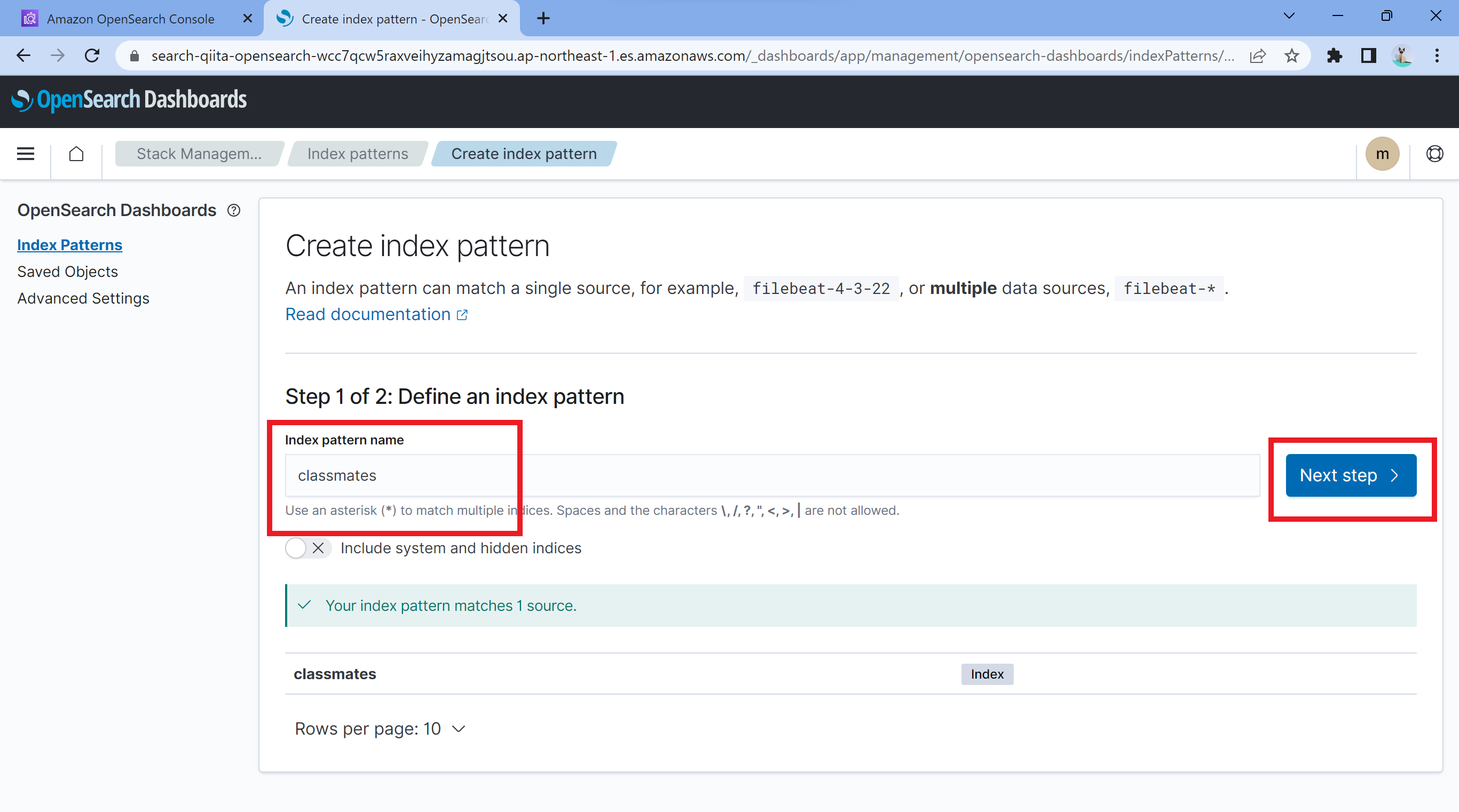 Opensearchpyを使ってAWS OpenSearchサービスにデータを送り、discoverで見れる状態にする手順書 #Python ...