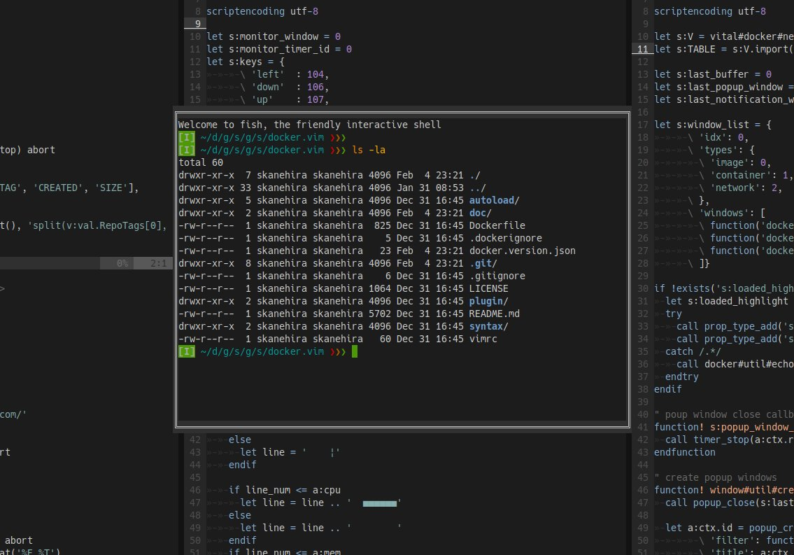 Vimのpopup Windowでターミナルを使う Vim Qiita