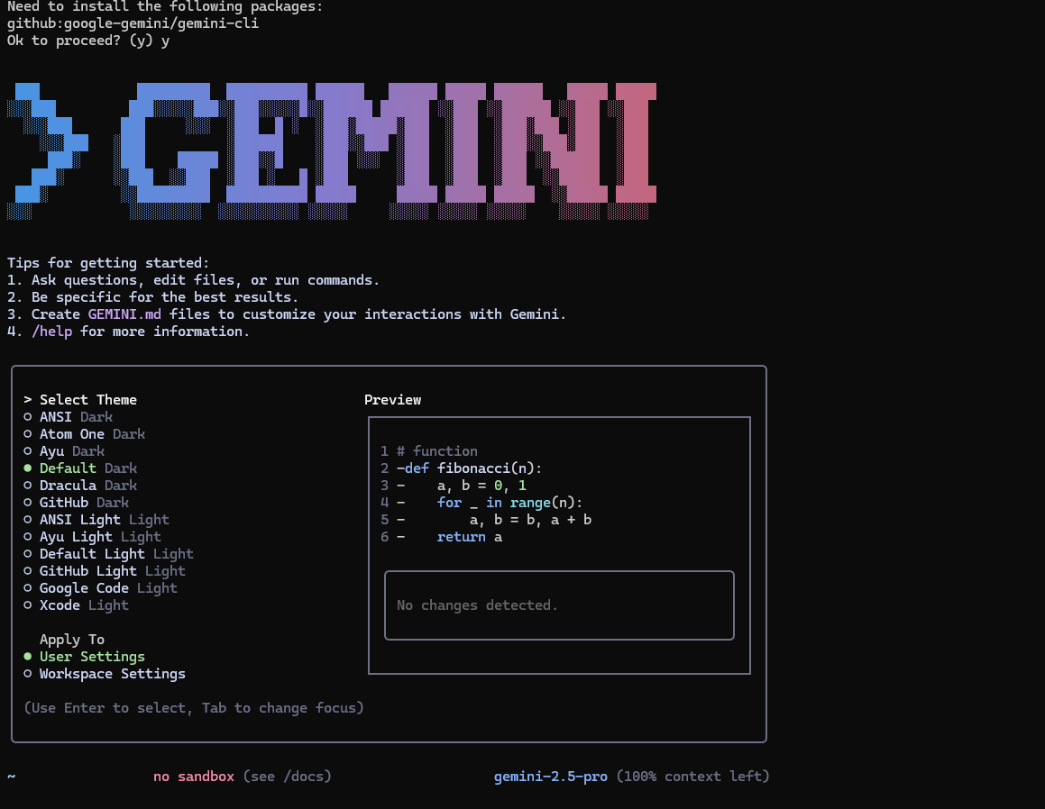 【Gemini CLI】超簡単！インストール・利用方法 #GeminiCLI - Qiita