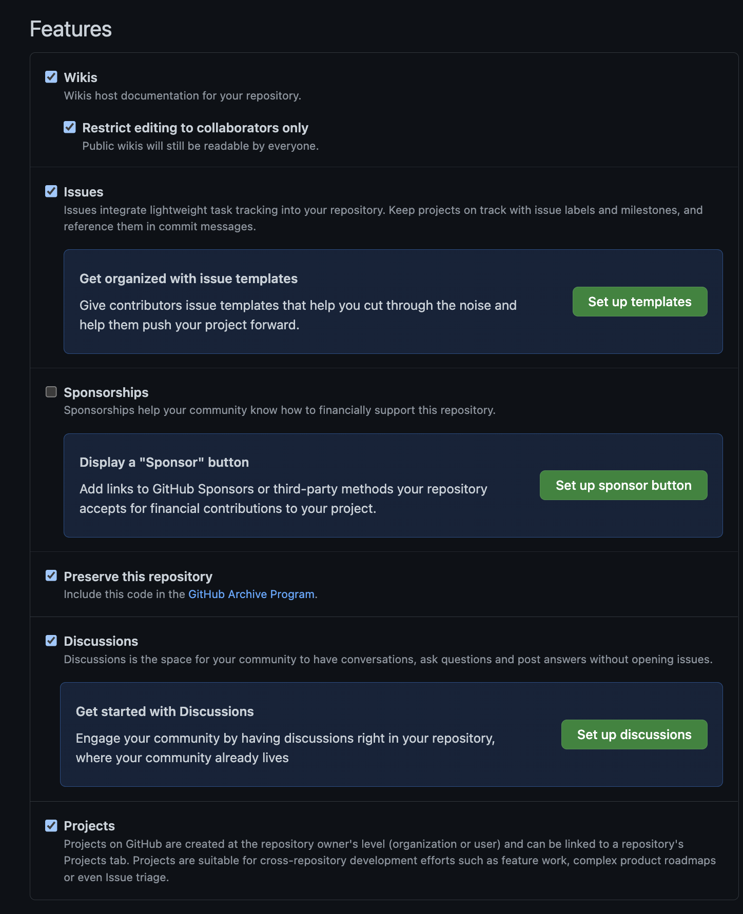 ワイのGitHubリポジトリおすすめ設定(2022年 決定版) #初心者 - Qiita