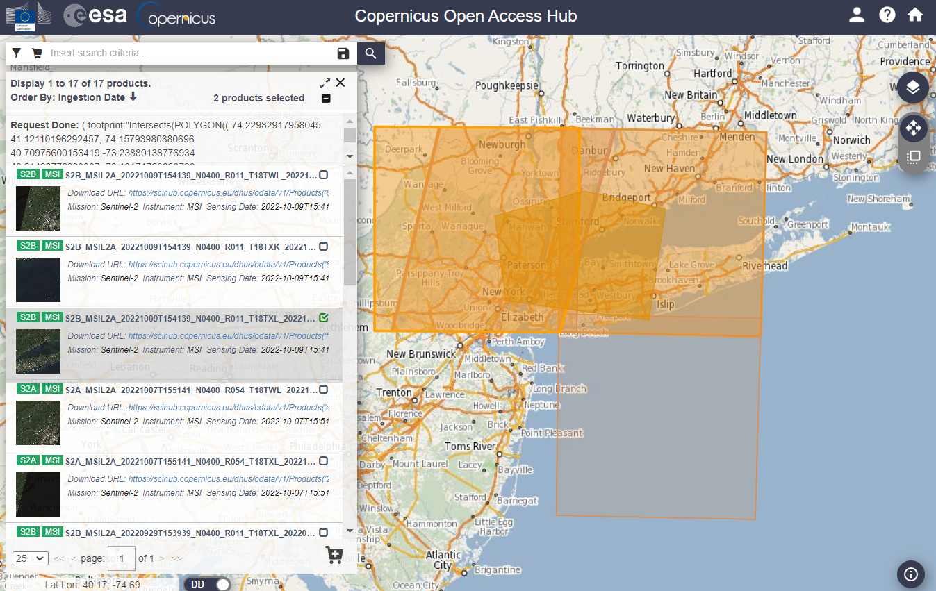 （初心者向け）Copernicus Open Access Hub からの Sentinel 2 データのダウンロード #衛星画像 - Qiita