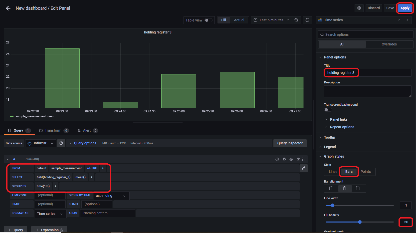 Pythonで収集したデータをInfluxDBに格納してGrafanaで可視化する #Ubuntu - Qiita