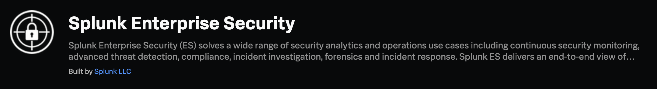 Splunk Enterprise Security 8.0がリリースされたのでインストールを試してみる #splunkEnterpriseSecurity - Qiita