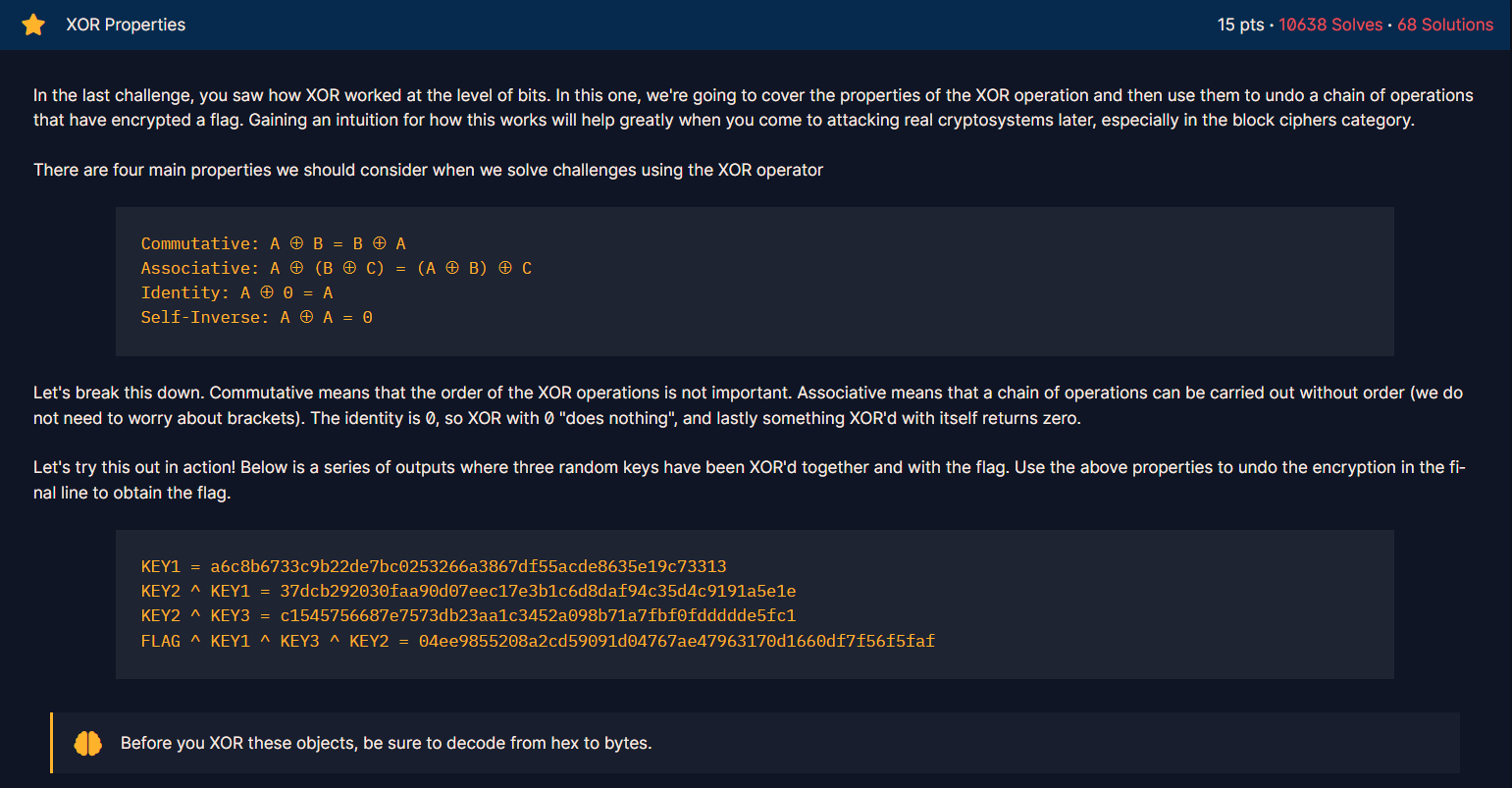 CryptoHack "INTRODUCTION TO CRYPTOHACK" #CTF - Qiita