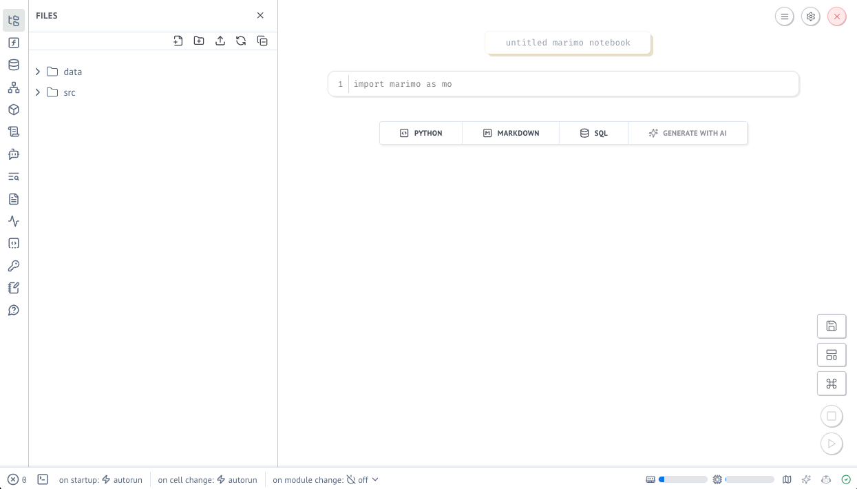 Jupyter に代わるデータ分析エディタ Marimo の導入 #Python - Qiita