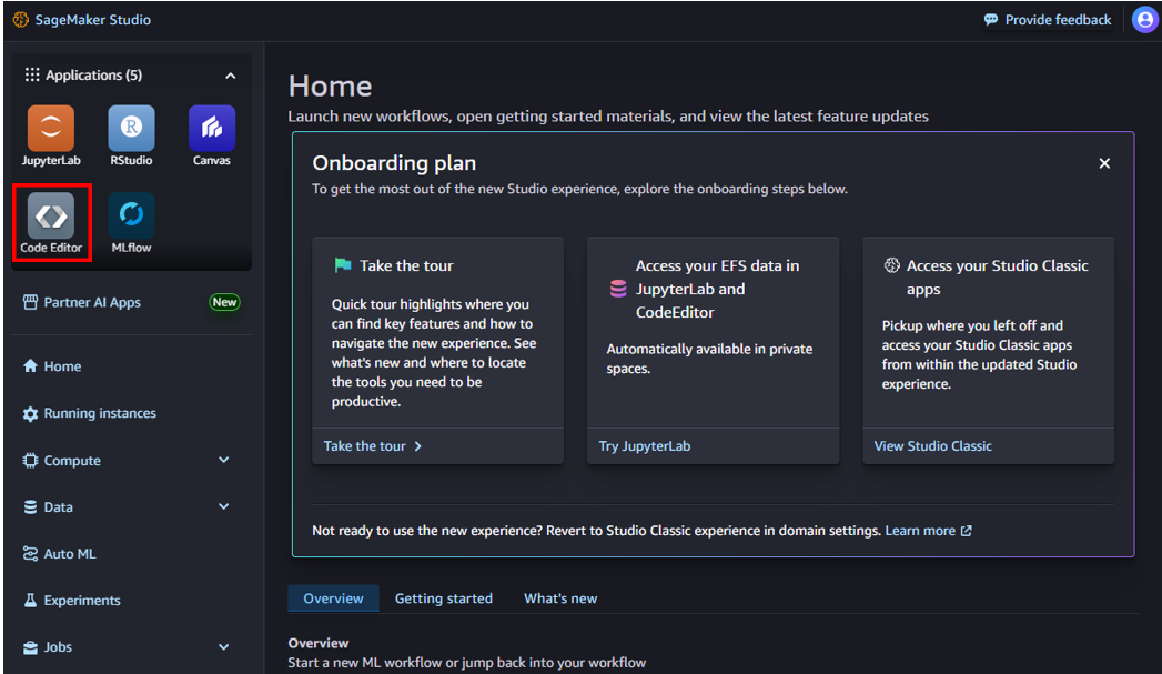 Amazon SageMaker Studio Code Editor での 検証環境構築手順 #AWS - Qiita