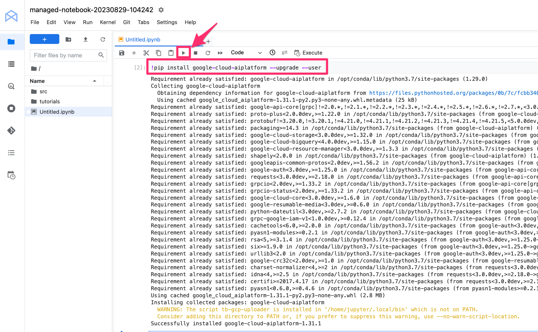 Vertex AIのPython APIによる利用(Workbench/Colab) #GoogleCloud - Qiita