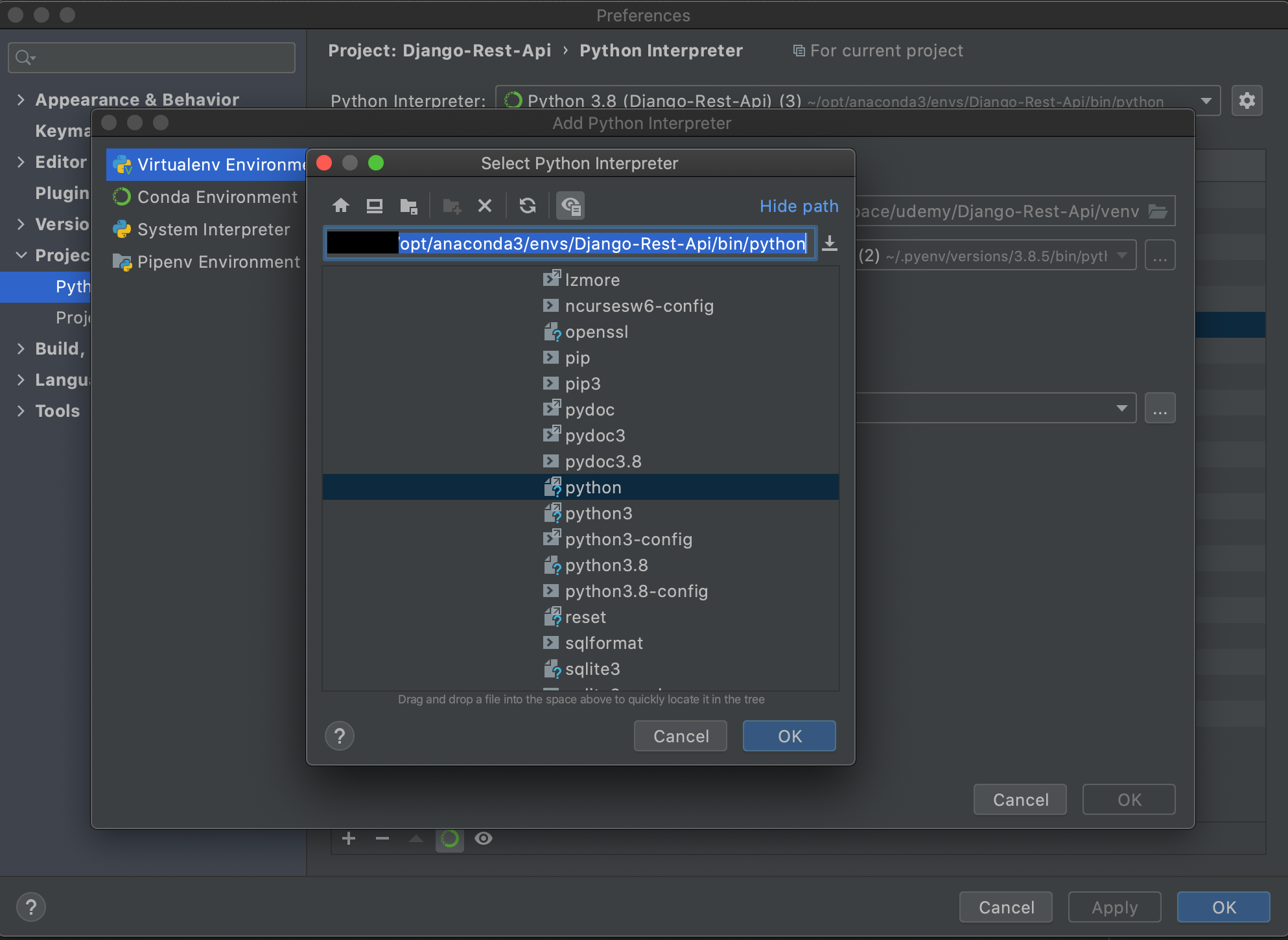 Anacondaで仮想環境を作り、PyCharmと連携する。 #Python3 - Qiita