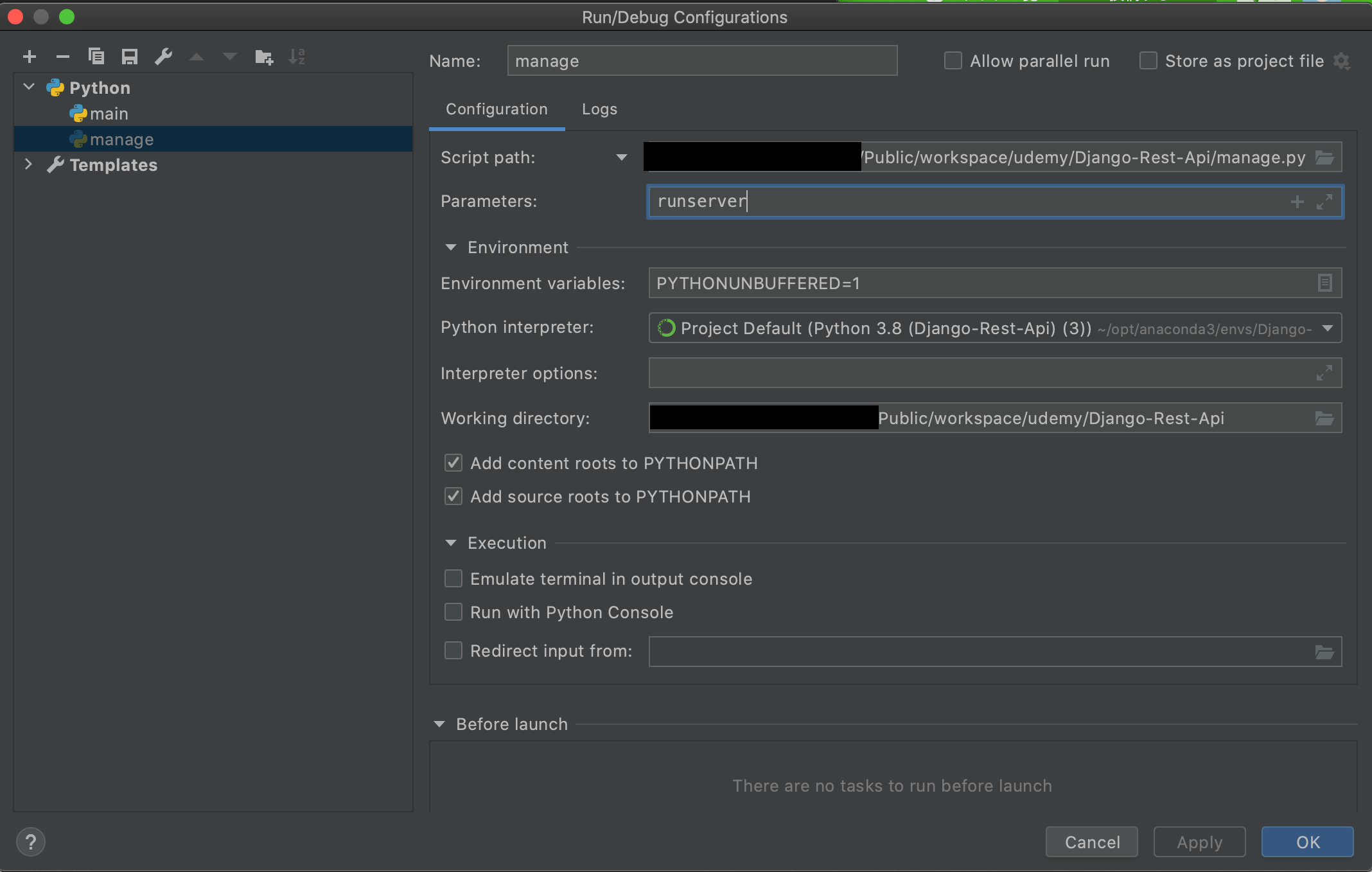 Anacondaで仮想環境を作り、PyCharmと連携する。 #Python3 - Qiita