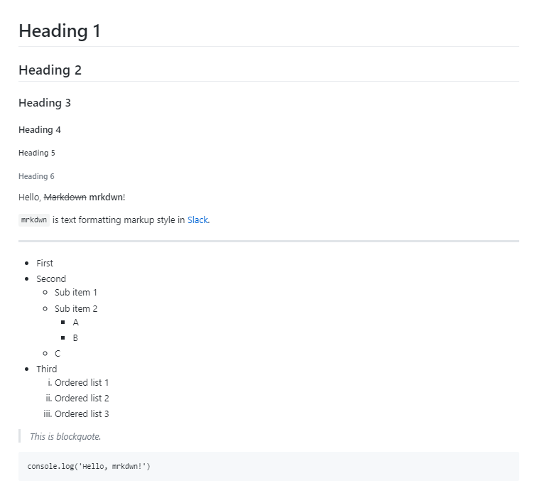Slack で真の Markdown を使う #JavaScript - Qiita