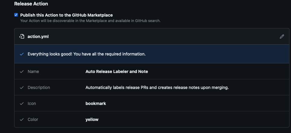 自作GitHub ActionsをGitHub Marketplaceに公開する手順 #GitHubActions - Qiita