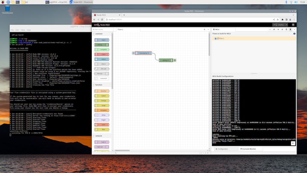 Node-RED MCU Editionを試してみた。(ラズパイ編) #RaspberryPi - Qiita