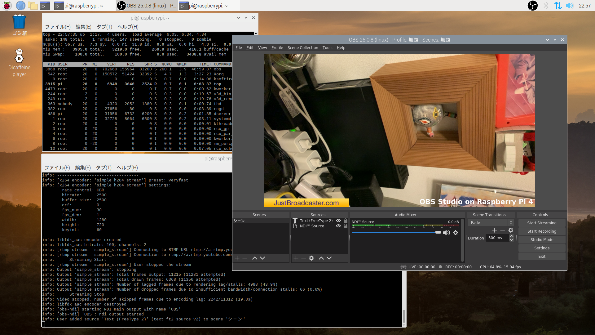 Raspberry Pi 4 で OBS Studio の NDI プラグイン (obs-ndi) を試してみた #RaspberryPi4 - Qiita