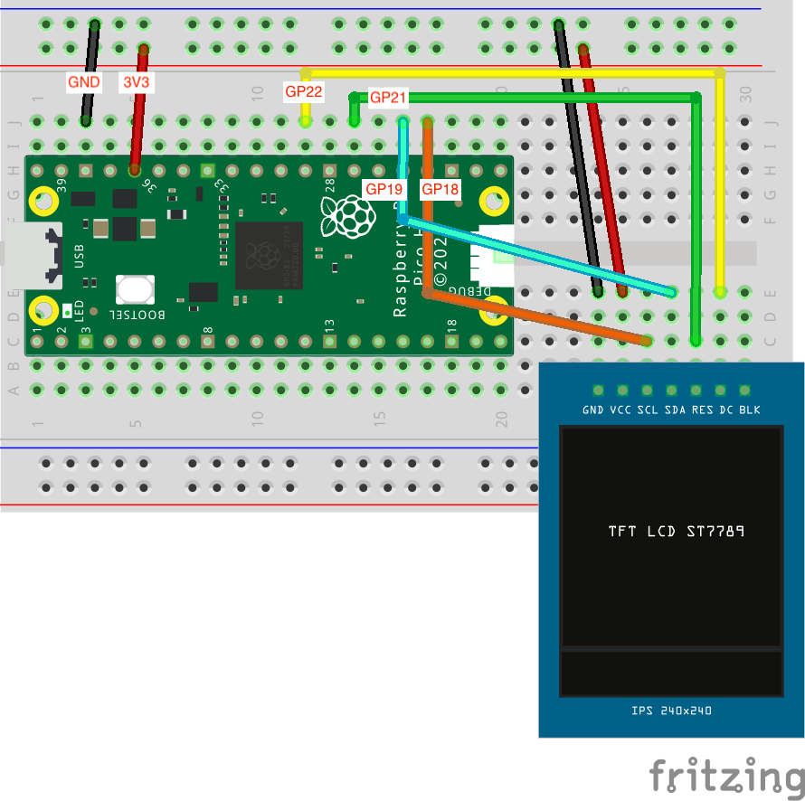 Raspberry Pi PicoでPicoMite(MMBasic)を使う〜CSなしST7789 LCDを動かす ...